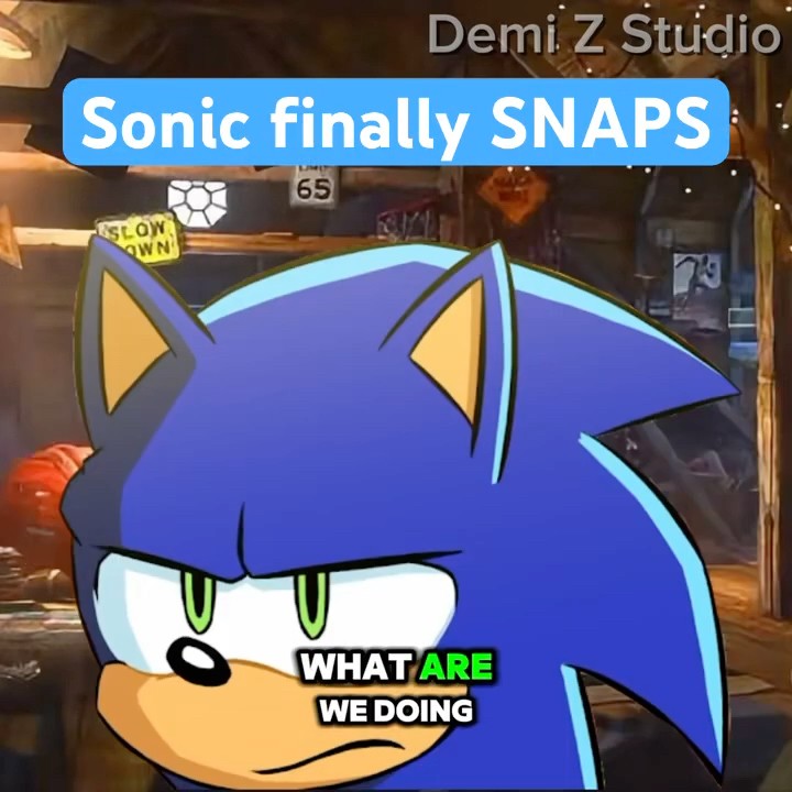 Sonic finally SNAPS #shorts #shortanime #sonic - YouTube