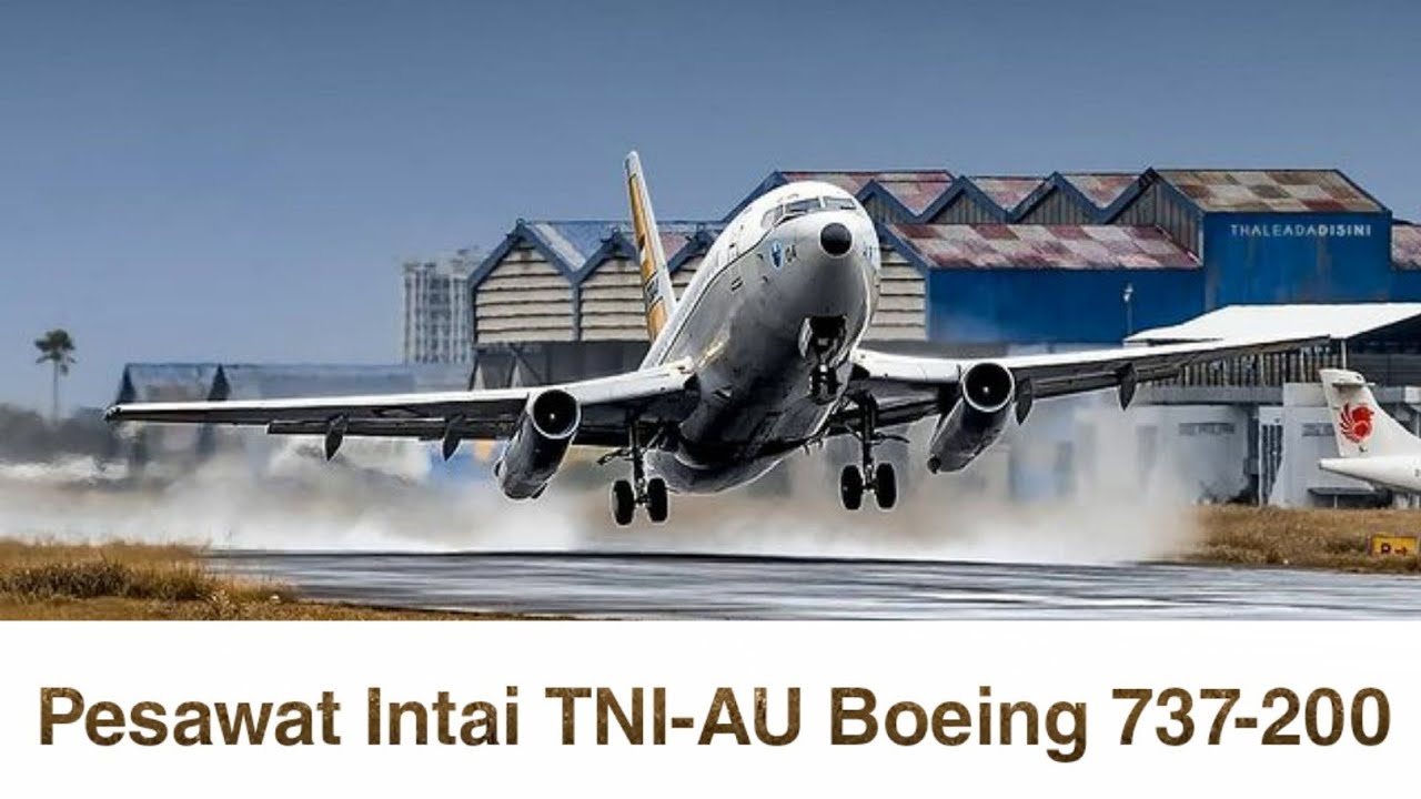 Super Gahar !! Sampe Ngebul Pesawat Intai Classic TNI-AU Take-Off ...