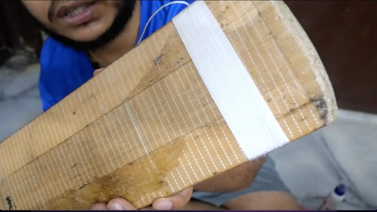 How To Do Professional Bat Binding At Home | Bat Par Band Kaise Chadaye ...
