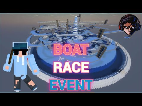 Minecraft | Boat Race | Event| 24/7 Server | Join Us Now | Event Map ...