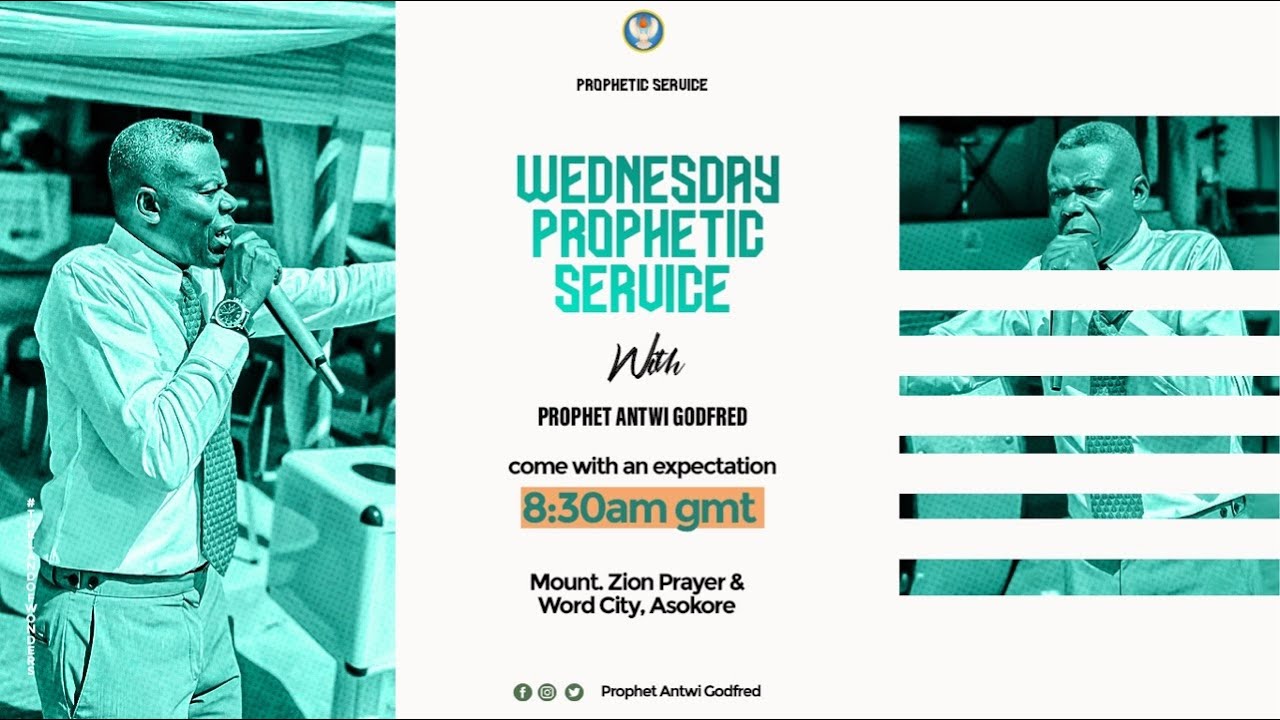 WEDNESDAY PROPHETIC SERVICE||5-06-2024||#PROPHETGODFREDANTWI# ...