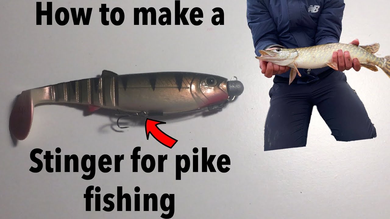 How to make a stinger for Pike Fishing 🐊| UK pike fishing | Scotland ...