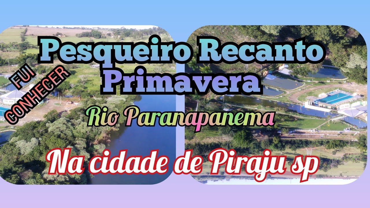 Pesqueiro Recanto Primavera lugar excelente para Pescaria nas margens do Rio Paranapanema Piraju ...