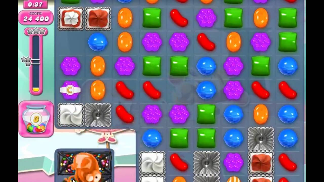 Candy Crush Saga Level 1825 - NO BOOSTERS - YouTube