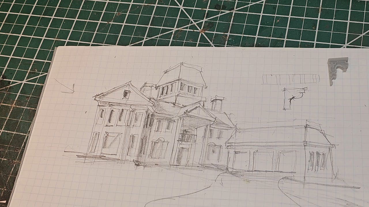 Howard Zane Designs And Builds A High Rail Scale ,O scale Mansion - YouTube