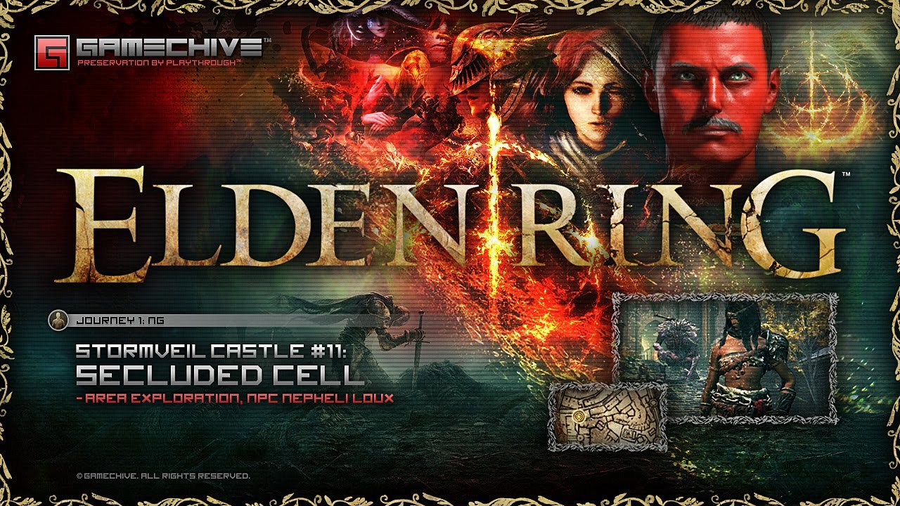 Elden Ring (Stormveil Castle #11: Secluded Cell, Area Exploration, NPC ...