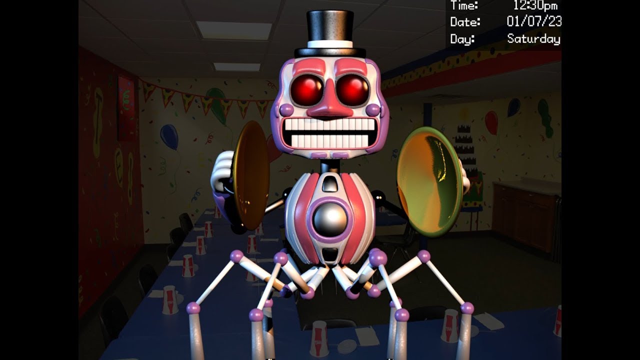 Dayshift at Freddy's 3- Part 6: Music Man protec, Music Man attac - YouTube