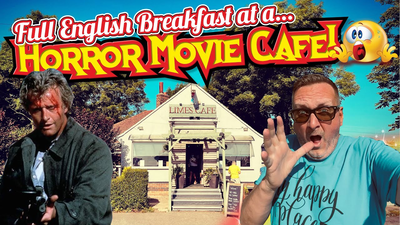 Eating a FULL ENGLISH BREAKFAST in a Roadside HORROR MOVIE Cafe Diner ...