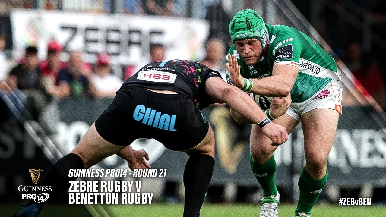 Guinness PRO14 Round 21 Highlights: Zebre Rugby v Benetton Rugby - YouTube