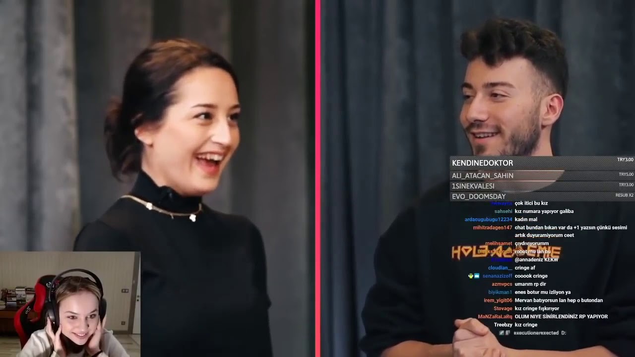 Anna Deniz Enes Batur Gerçek hayatta tinder 2 Izliyor Ali Biçim, Mesut ...