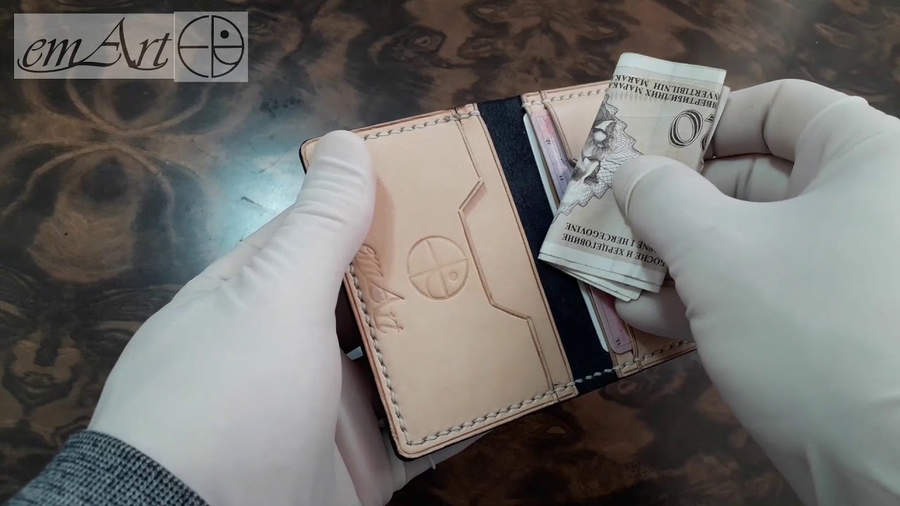 Novcanik za kartice RUČNA IZRADA/ Wallet Card Handmade - YouTube