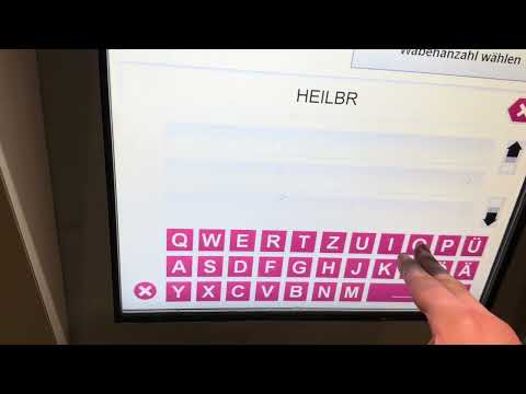 Fahrkartenautomat der AVG in Karlsruhe