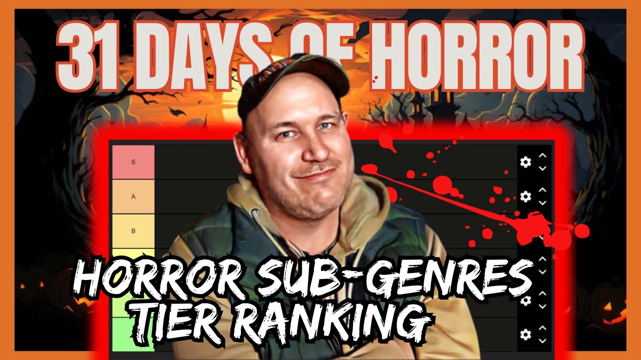 Ranking Horror Sub-Genres - Tier List Ranking - Backtrack Cinema - YouTube