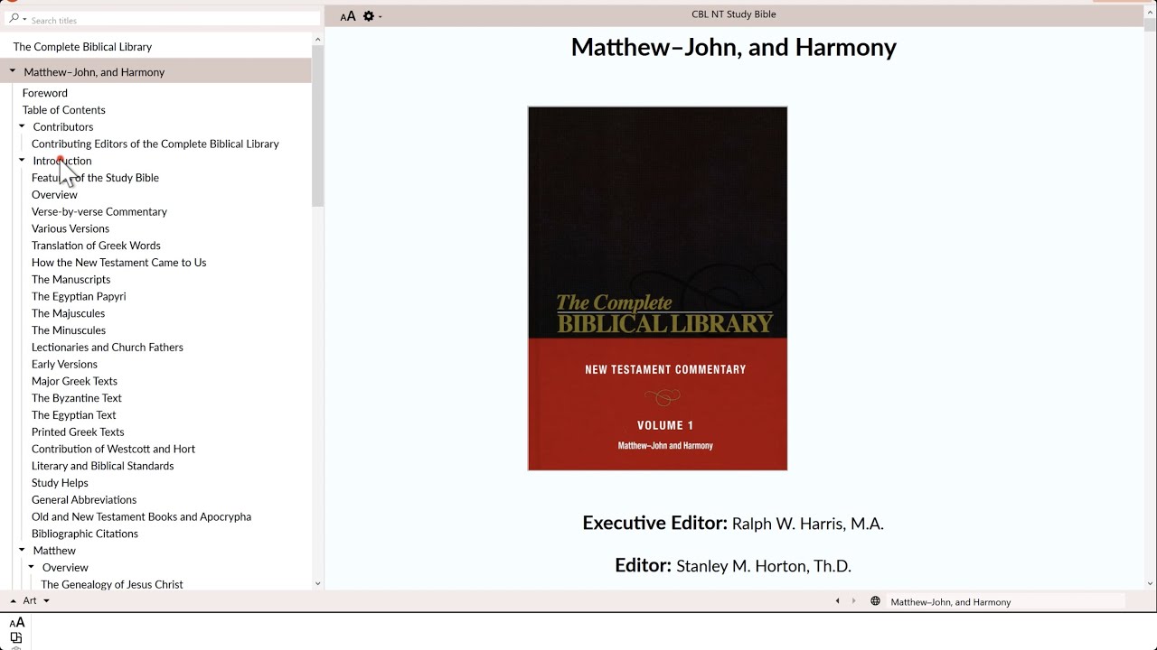 The Complete Biblical Library for Accordance Bible Software - YouTube