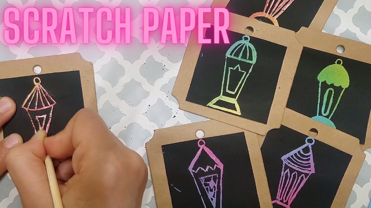 Decorate with Scratch paper - YouTube