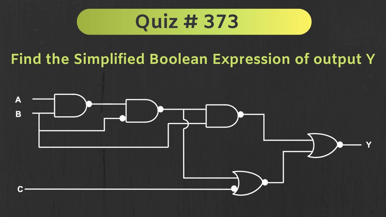Logic Gates Solved Problem Digital Electronics Quiz 373 YouTube Logic Gates Solved Problem Digital Electronics Quiz 373 YouTube