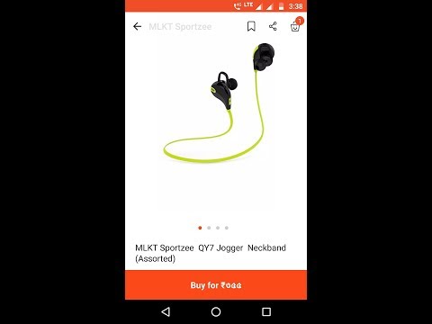 Paytm Mall Rs 200 cassback free bluetooth headphones shipping