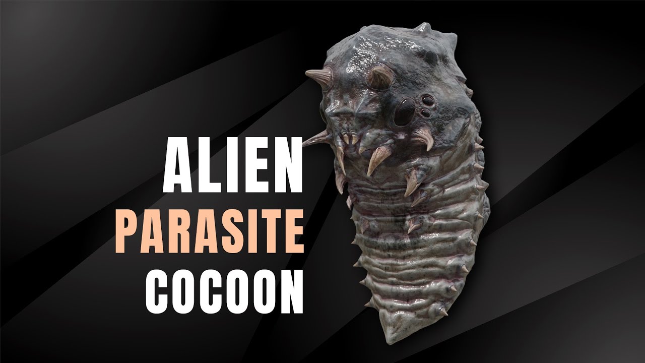 Parasitegmus - Alien Parasite Cocoon - 3D rigged model - YouTube