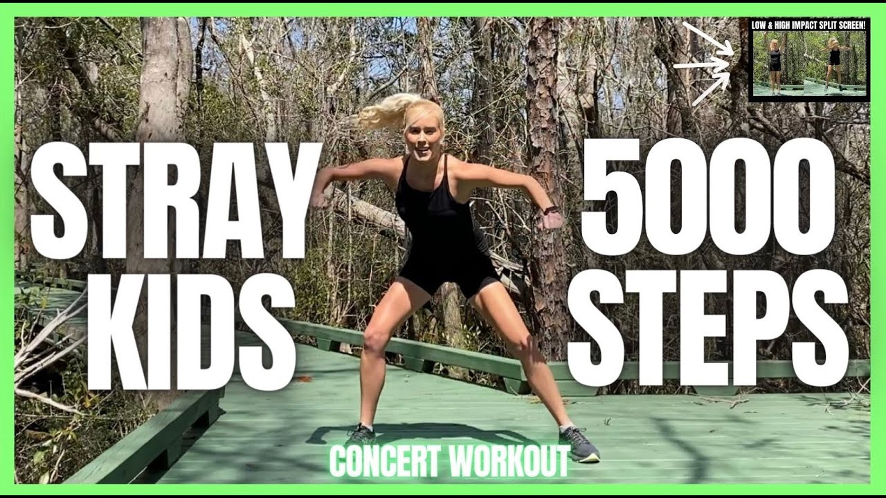 STRAYKIDS 5000 STEPS CONCERT WORKOUT 🔥 BURN OVER 500 CALORIES 🔥 HIGH ...