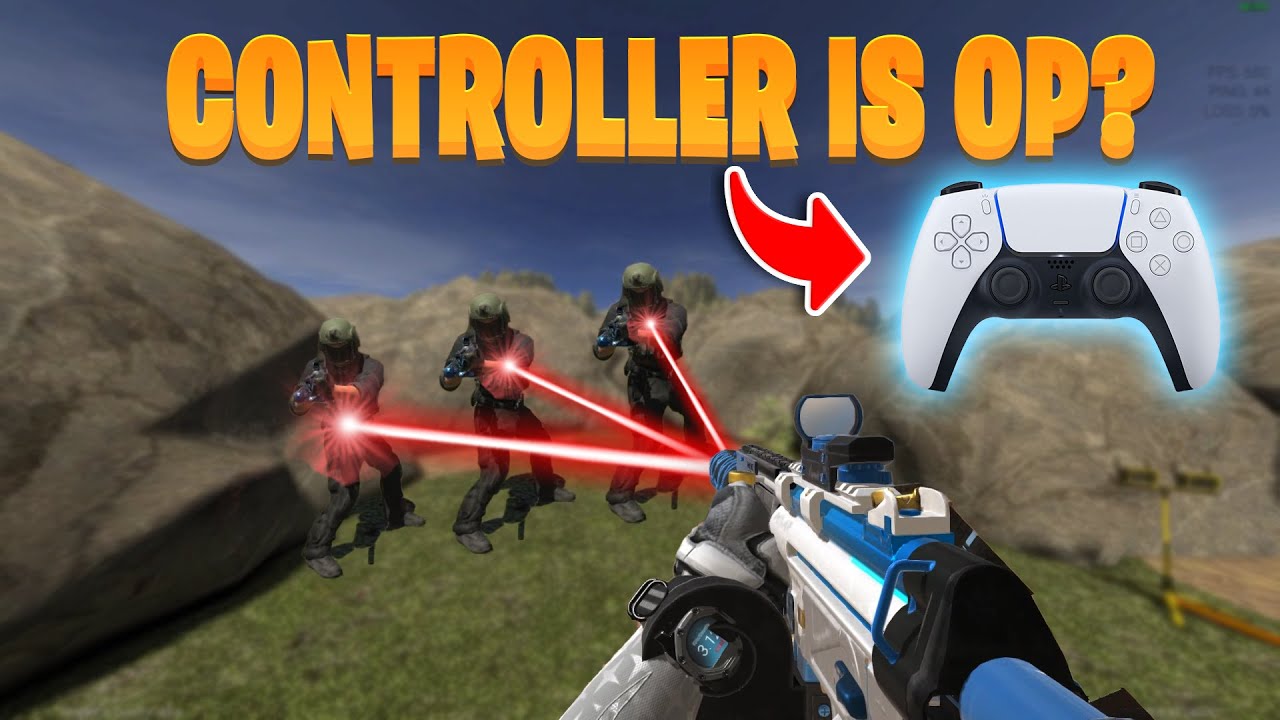 I USED A CONTROLLER TO GET *AIMBOT* IN COMBAT MASTER - YouTube