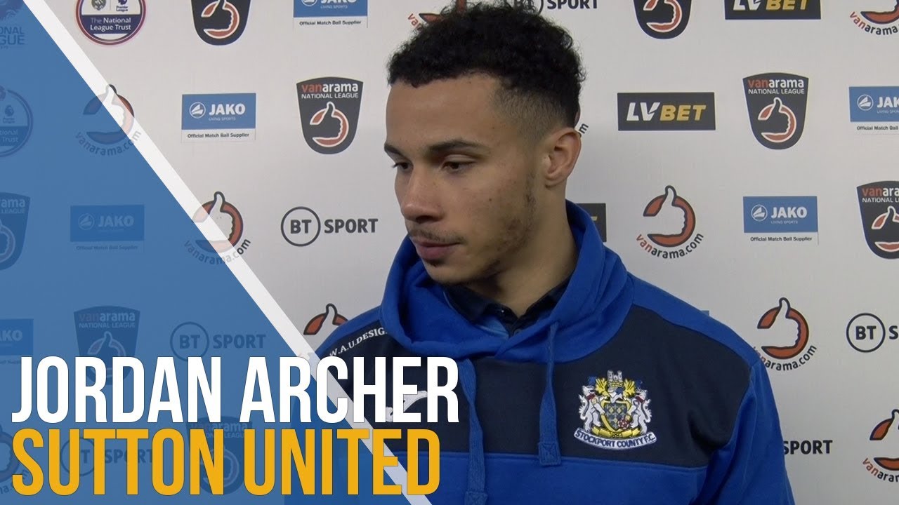 Jordan Archer Post-Match Interview - Sutton United - YouTube