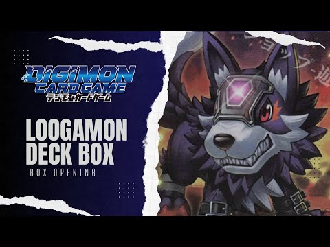 Digimon Card Game - Loogamon Deck Box + Lvl 4 Alternate Arts Unboxing ...