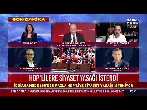 HDP'ye kapatma davası açıldı... #YAYINDA