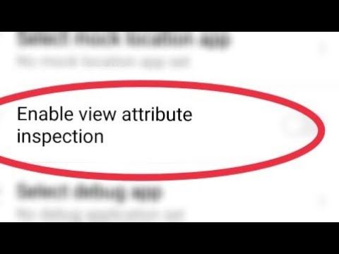 Enable view attribute inspection In Redmi Note 5 Pro - YouTube