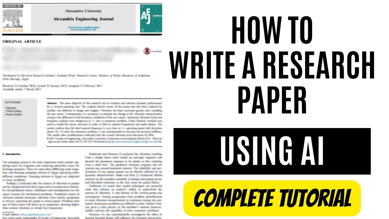 How to Write Research Paper using AI | Complete Tutorial - YouTube