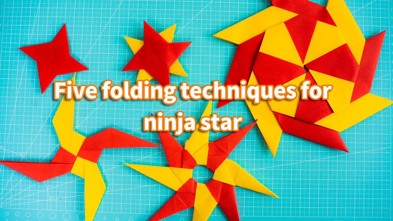 1 Five Folding Methods of Ninja Shurikens - YouTube