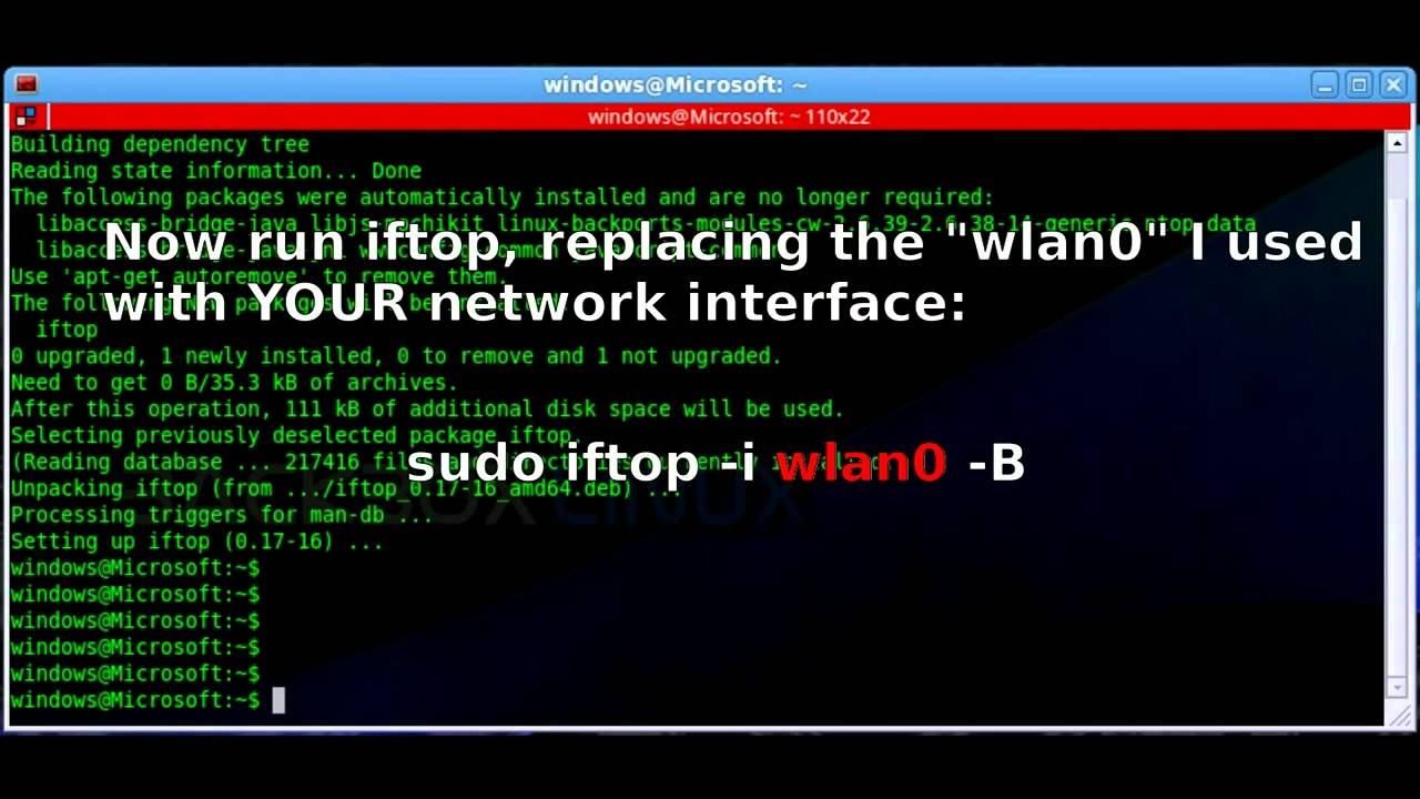How To Install IFTOP A Network Traffic Monitor For A Linux Terminal how-to-install-iftop-a-network-traffic-monitor-for-a-linux-terminal