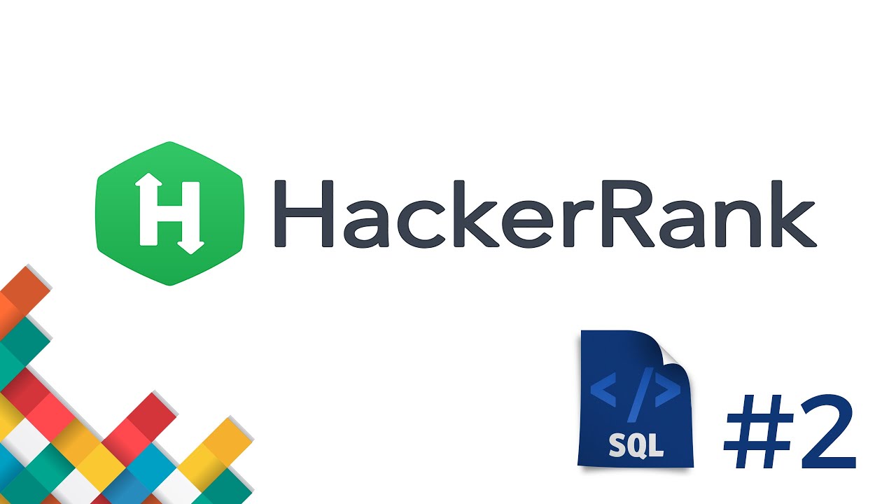 Hackerrank 2 Sql Revising The Select Query Ii Youtube 9680