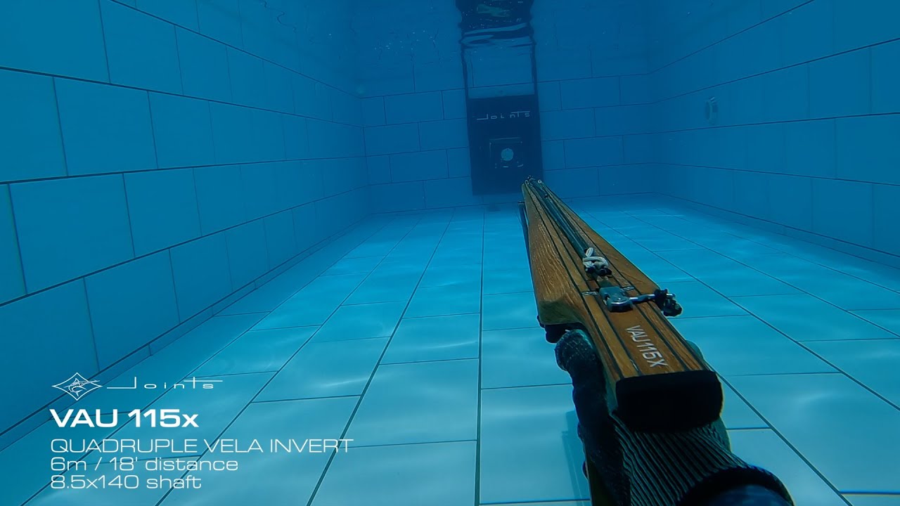 JOINTS SPEARFISHING - VAU 115X POOL TEST - YouTube