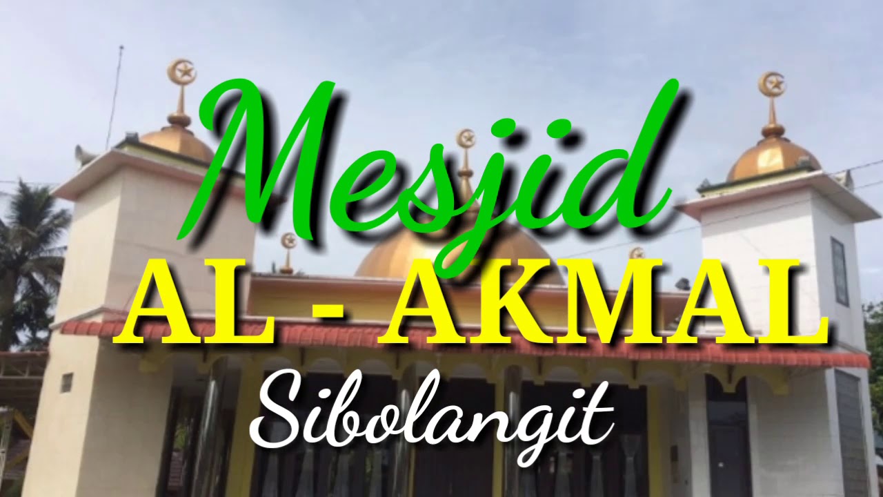 #mesjid #sibolangit Mesjid Al - Akmal di Sibolangit asri, ada kolam koi ...
