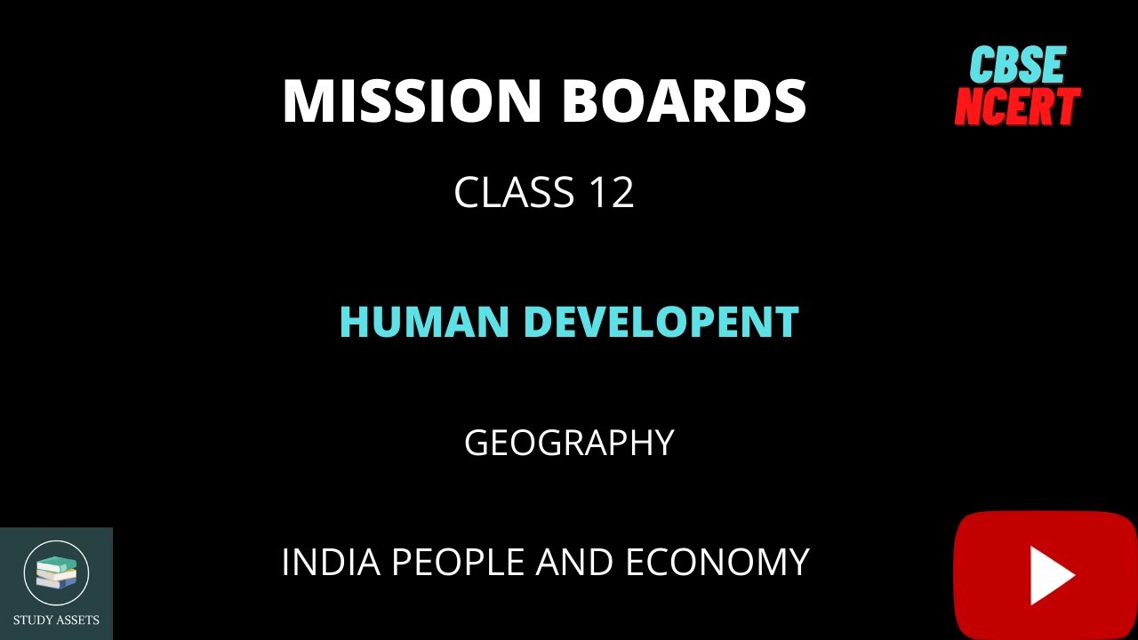 Human Development|Class 12 Geography| India People and Economy|arts ...