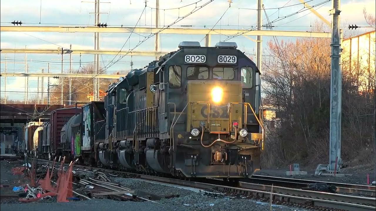Full HD 60FPS: Chasing Conrail Shared Assets Transfer OI-16 from Port Reading to Browns Yard 3/3 ...