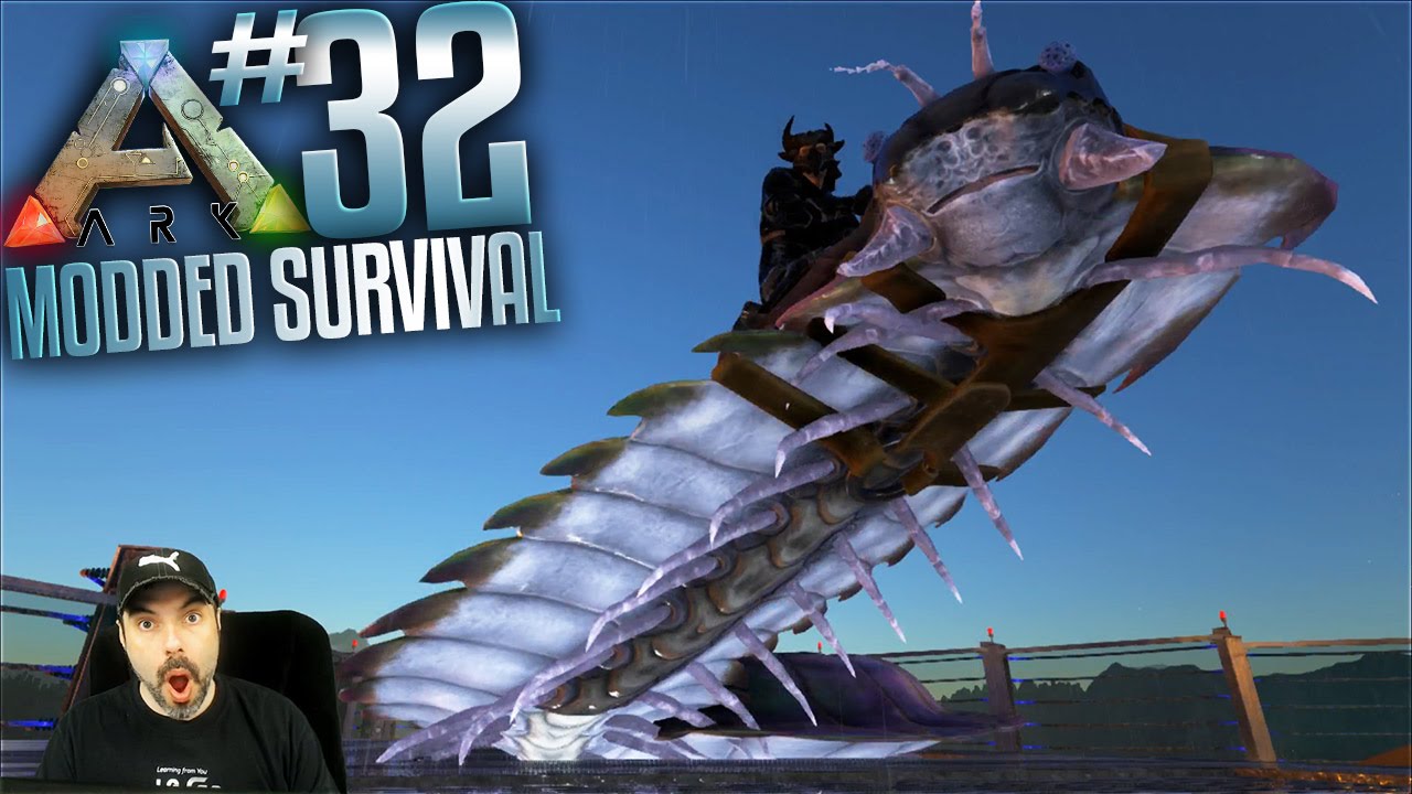 Ark Survival Evolved Modded - Ep 32 - Arthropluera Centipede Taming ...