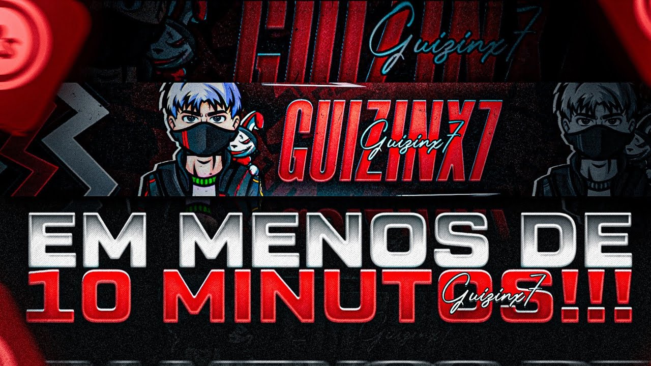 COMO FAZER BANNER PARA CANAL DO YOUTUBE (FREE FIRE) ? - YouTube