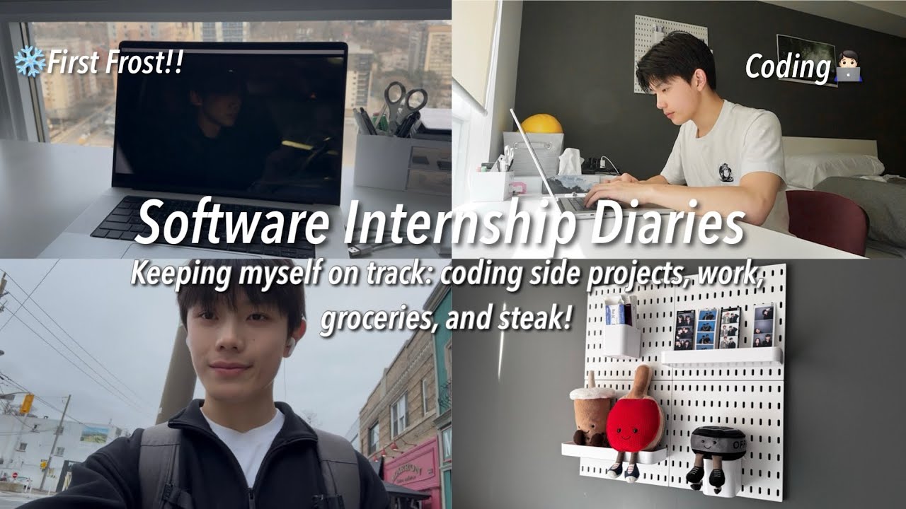Productive Weekend as a Software Intern Vlog💻📝: Coding Projects ...