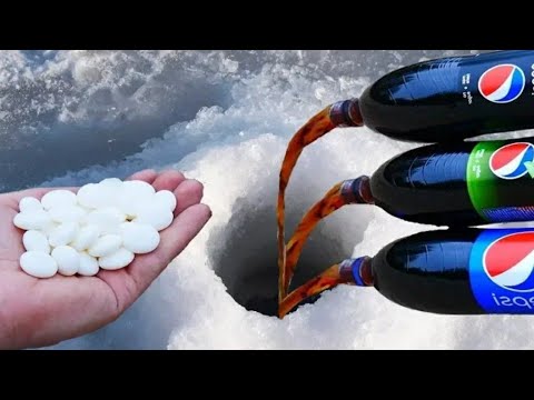 Experiment: Coca Cola, Pepsi vs Mentos Underground.