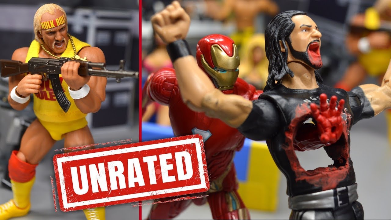 WWE ACTION FIGURE SETUP! UNRATED EDITION! - YouTube