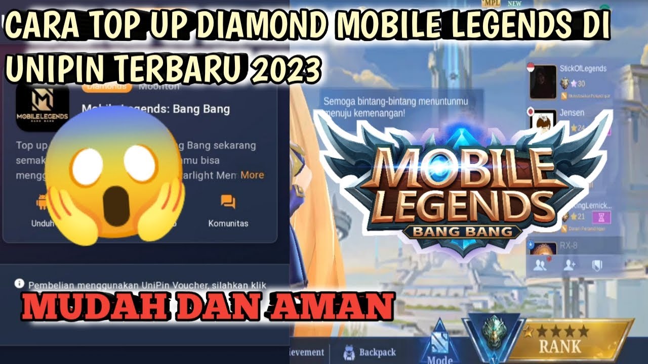 Cara Top Up Diamond Mobile Legend Di Unipin Terbaru 2023 - YouTube