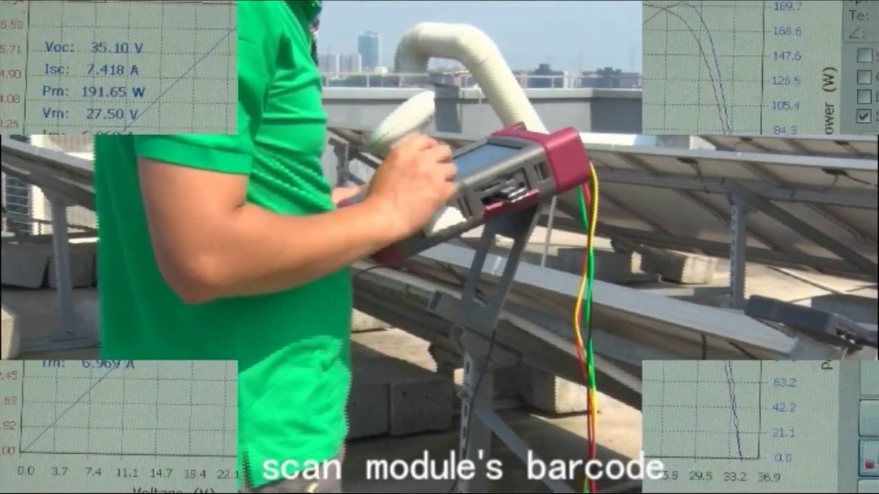 PV900 IV CURVE tester for solar panels - YouTube