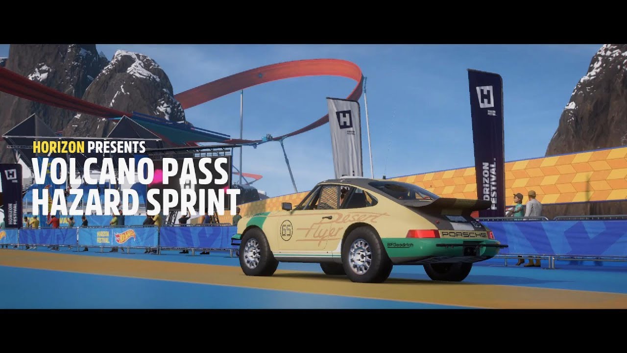 Forza Horizon 5 - Volcano Pass Hazard Sprint - YouTube