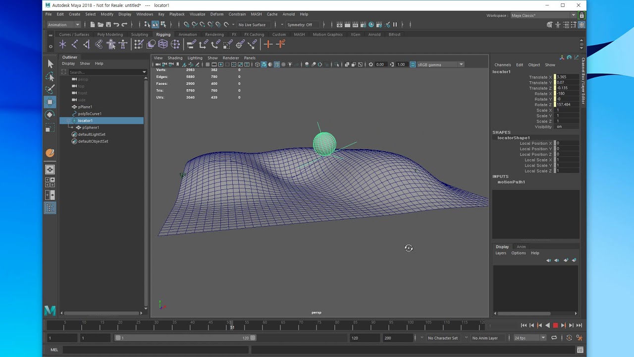 [MAYA] convert to curve Animation - YouTube