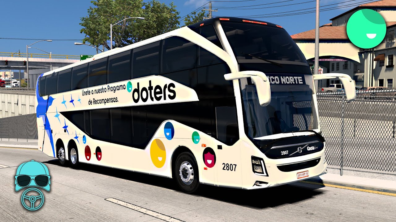 Volvo 9800 DD | Costa Line Doters | Descarga el skin YA ⬇️ - YouTube