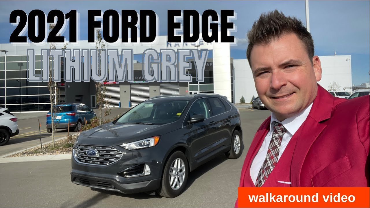 2021 Ford Edge SEL Lithium Grey walkaround video 06 - YouTube