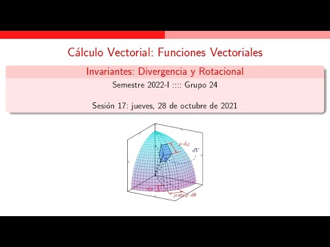 Tema 2 - Invariantes: Divergencia y Rotacional