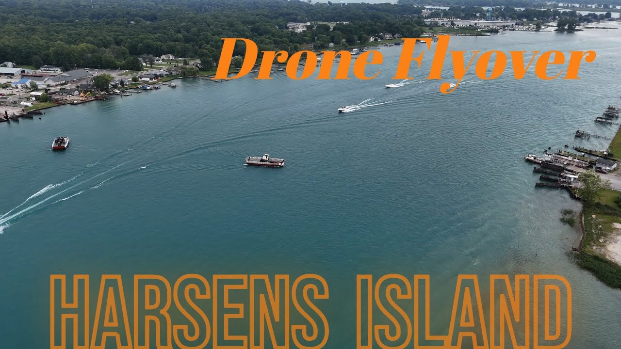 Discover the Hidden Beauty of Harsens Island from Above- A Stunning ...
