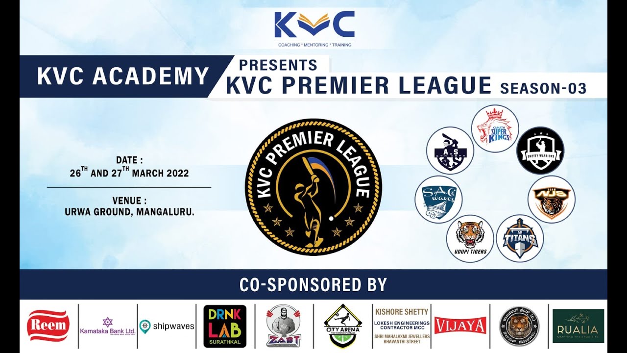 || KVC ACADEMY PRESENTS | KVC PREMIER LEAGUE-2022 | SEASON -03 | DAY 01 ...